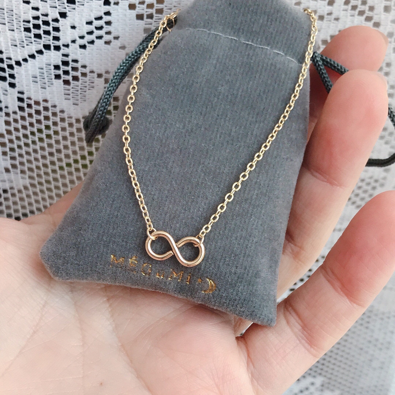 Infinity Symbol 14K Gold-filled Bracelet. Minimalistic Stacking ...