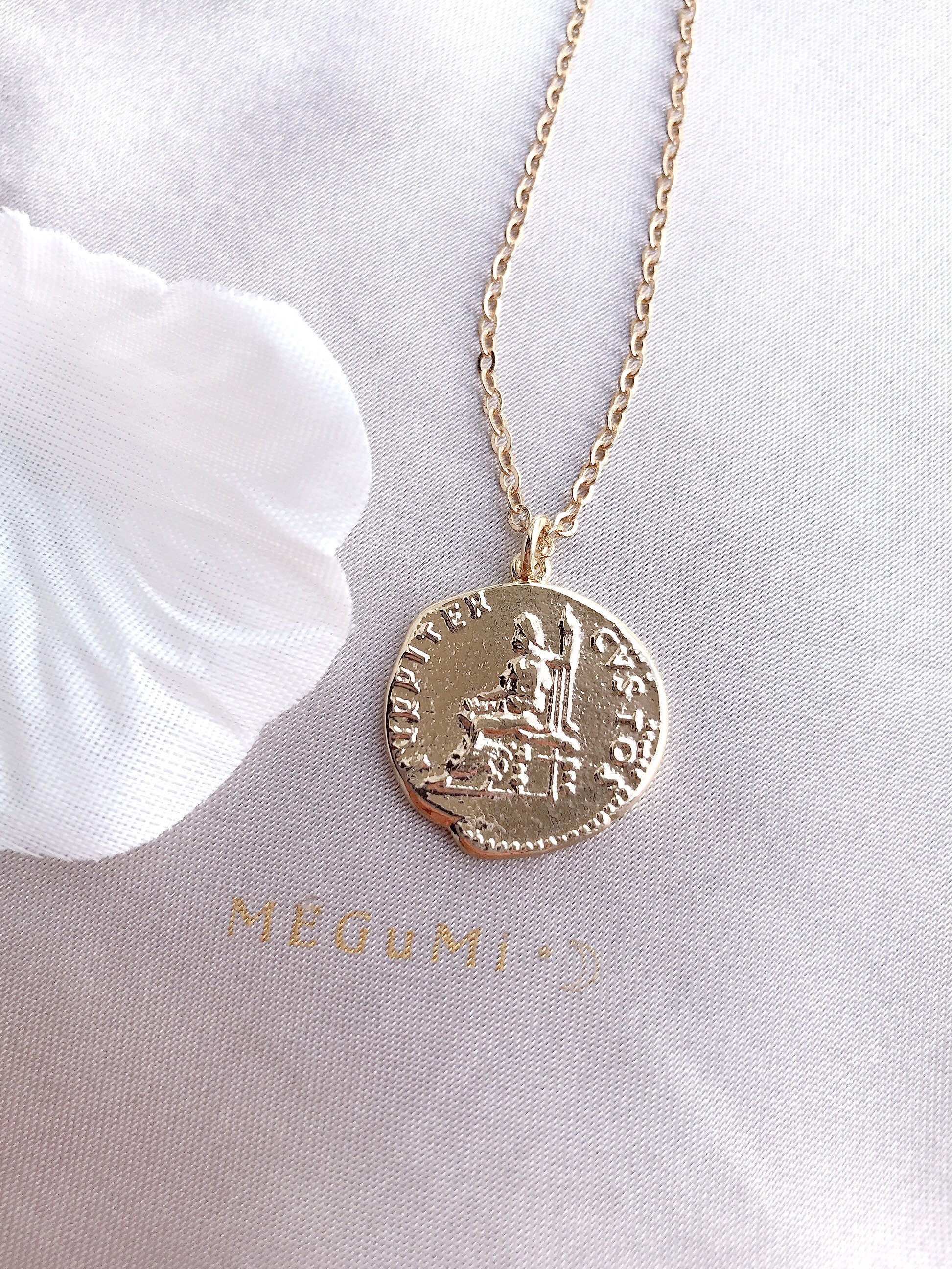 Ancient Greek Coin Necklace. 14K Gold-filled Medallion - Etsy