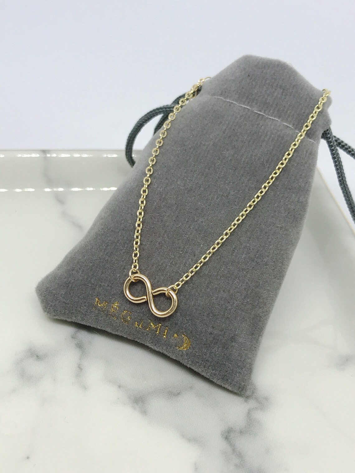 Infinity Symbol 14K Gold-filled Bracelet. Minimalistic Stacking ...