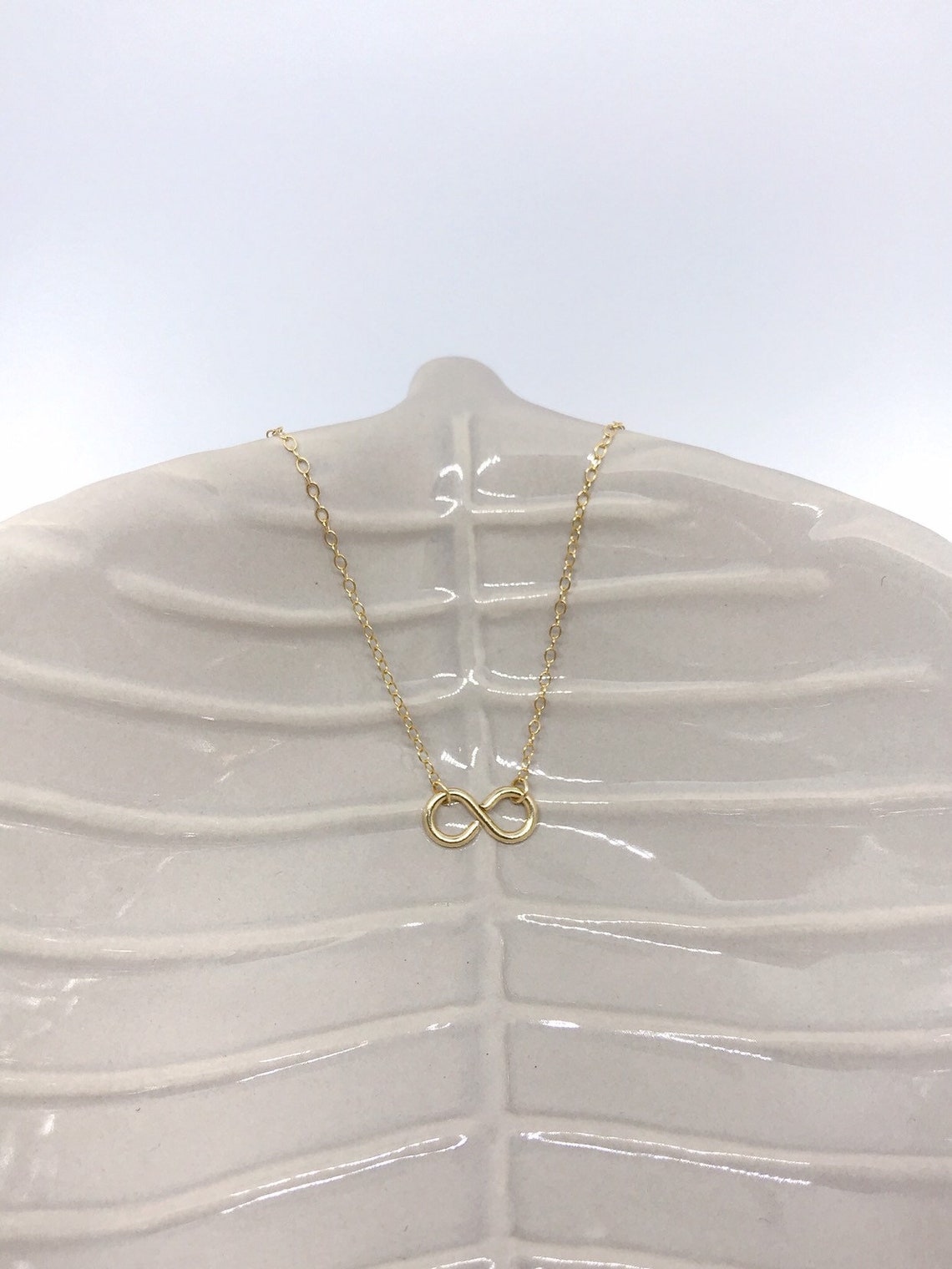 Infinity Symbol Necklace. 14K Gold-filled Layering Necklace - Etsy