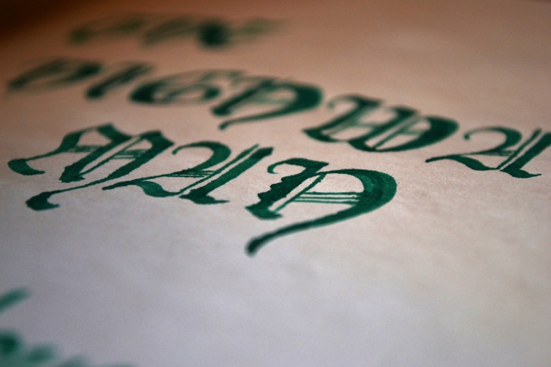 Custom Hand Written Calligraphy Poem/quote/excerpt - Etsy