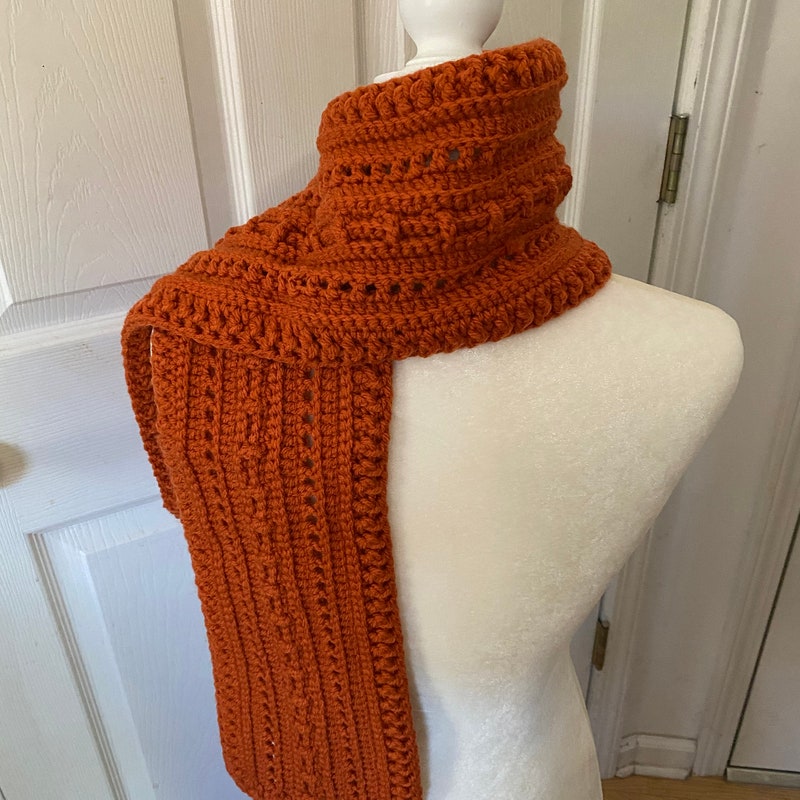 Burnt Orange Scarf - Etsy
