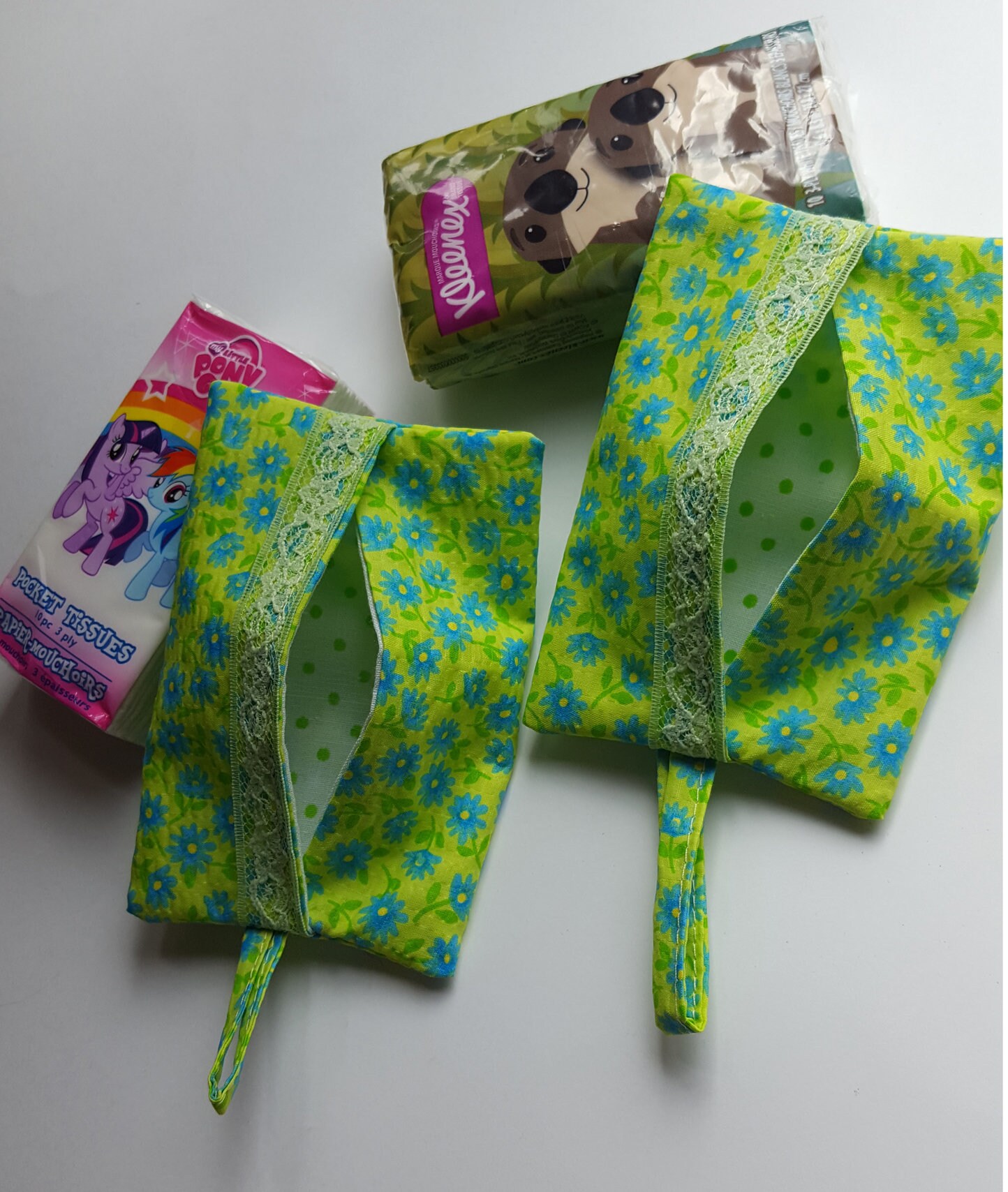 Handmade Cute Fabric Pocket Tissue Pouch/bag/ Mini Tissue Travel Pouch ...