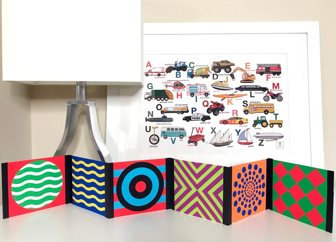Color Contrast Cards, Playcards for Baby, Color Flashcards, Infant ...