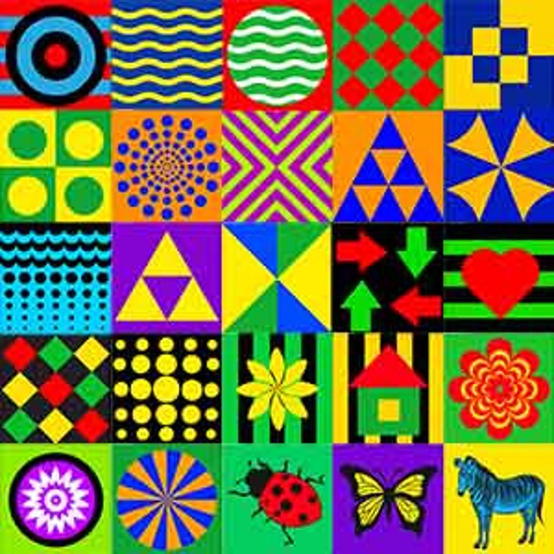 Color Contrast Cards, Playcards for Baby, Color Flashcards, Infant ...