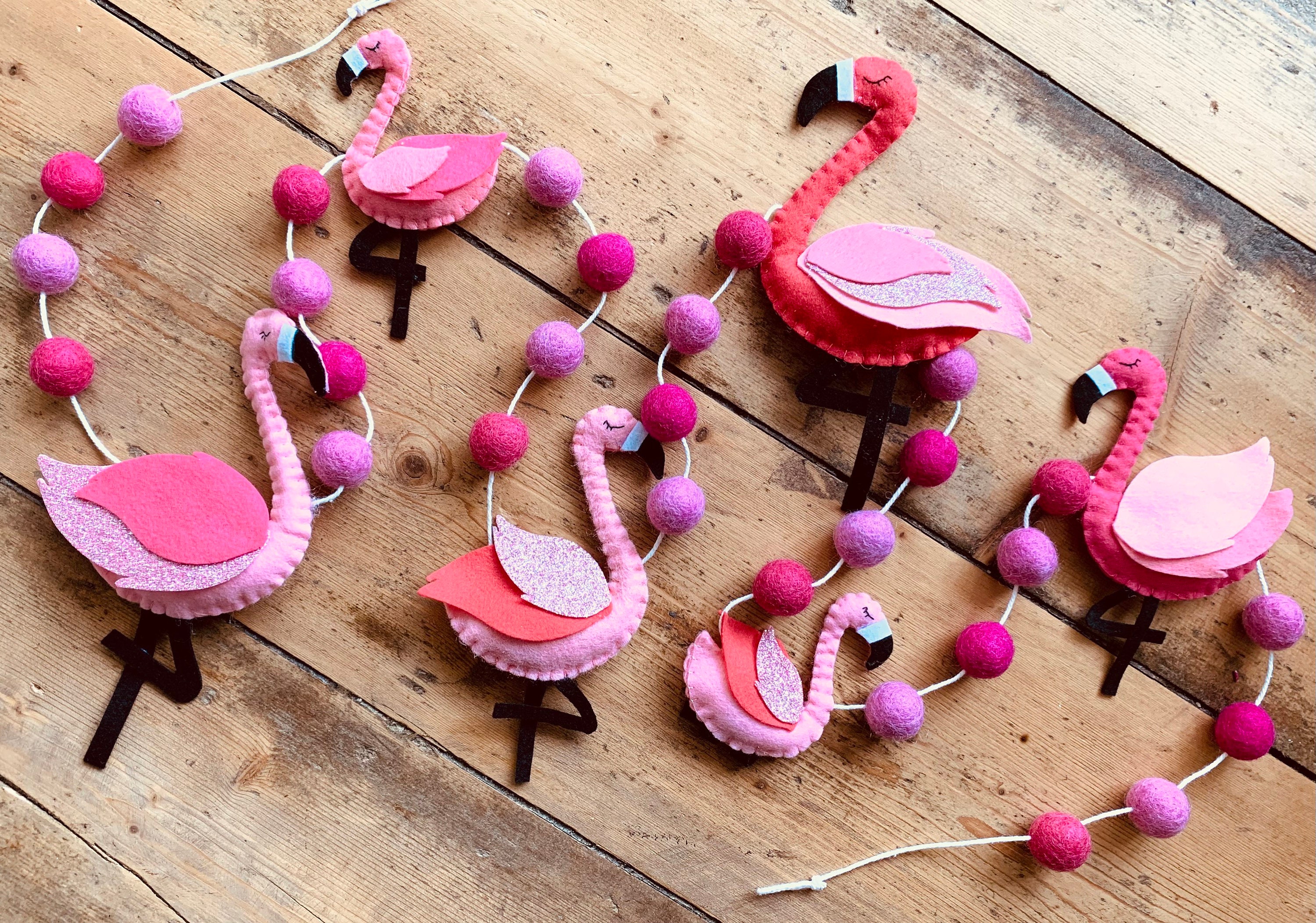 Handmade Flamingo Summer Garland Nursery Decor Kids Room | Etsy