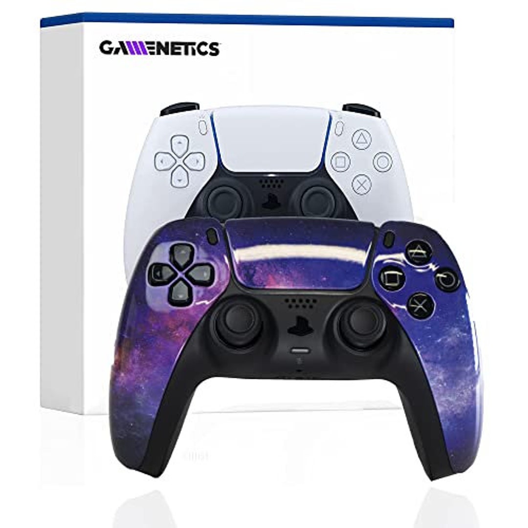 Gamenetics Custom Purple Galaxy Wireless Bluetooth Controller for PS5 ...