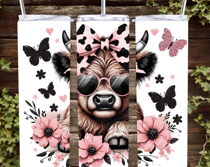 Stay Sassy Highland Cow PNG, Snarky Heifer Cow Clipart, Moody, Coffee ...