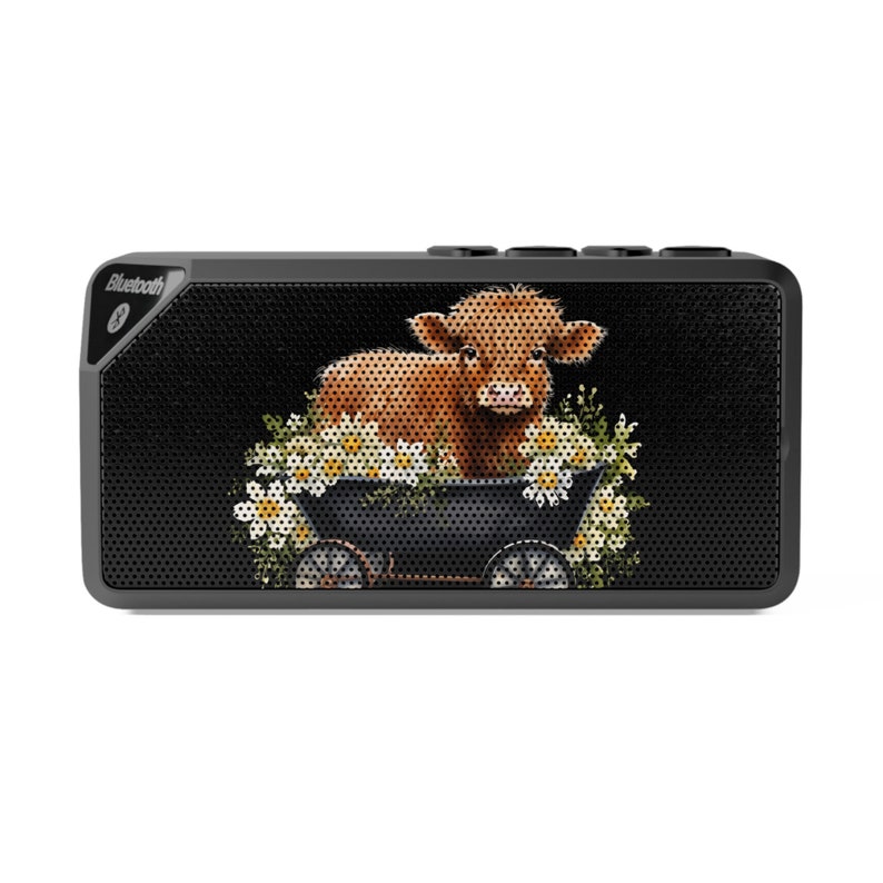 Highland Cow Bluetooth Speaker/farm Themed Speaker/cute Cow Bluetooth ...