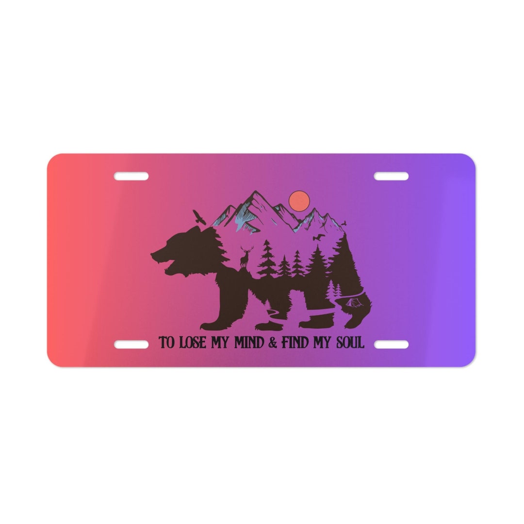 Camping Vanity Plate/office Plate/cabin Plate/garage Plate Decor - Etsy