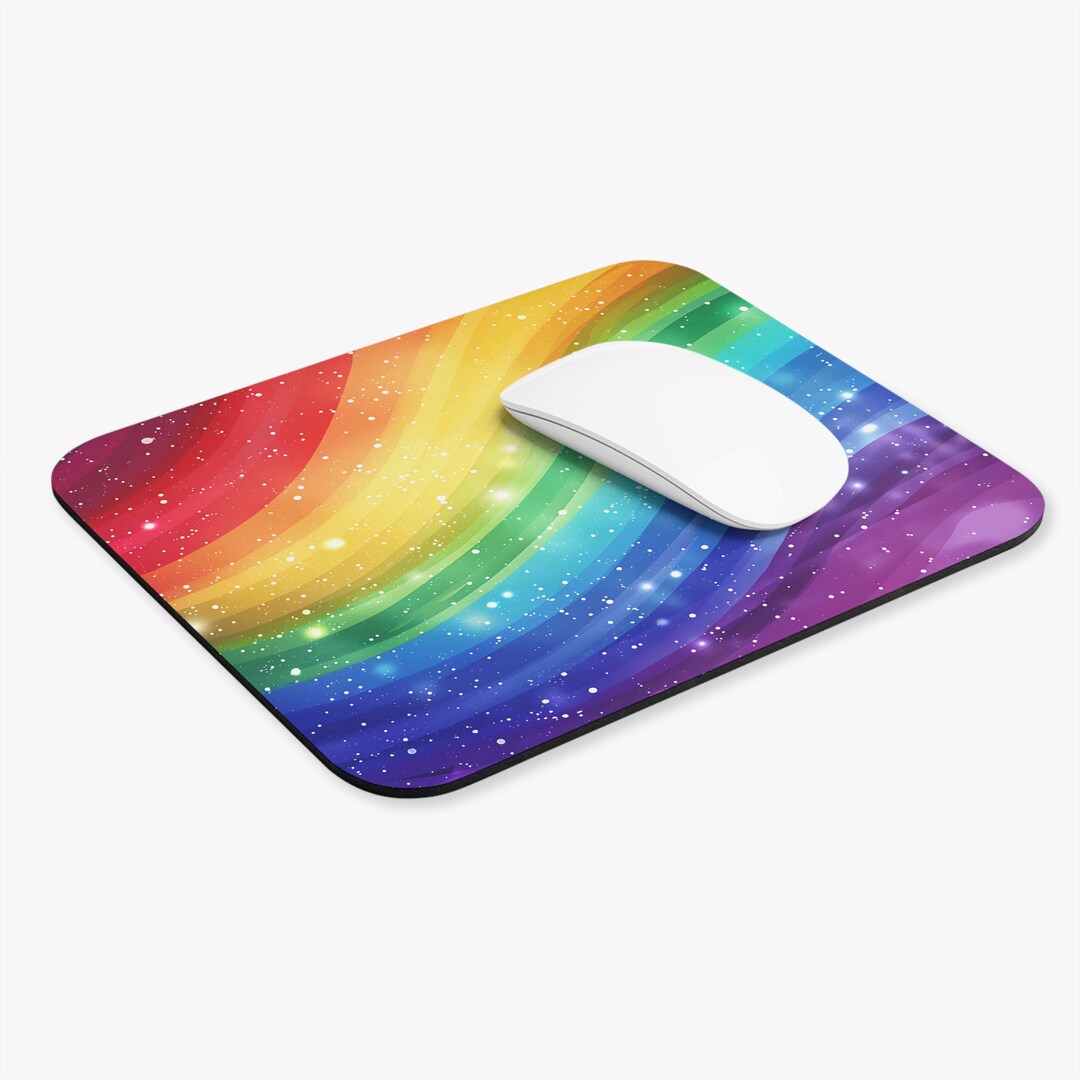 LGBTQ Mouse Pad (rectangle), Rainbow Mouse Pad, Gay Pride Mouse Pad - Etsy