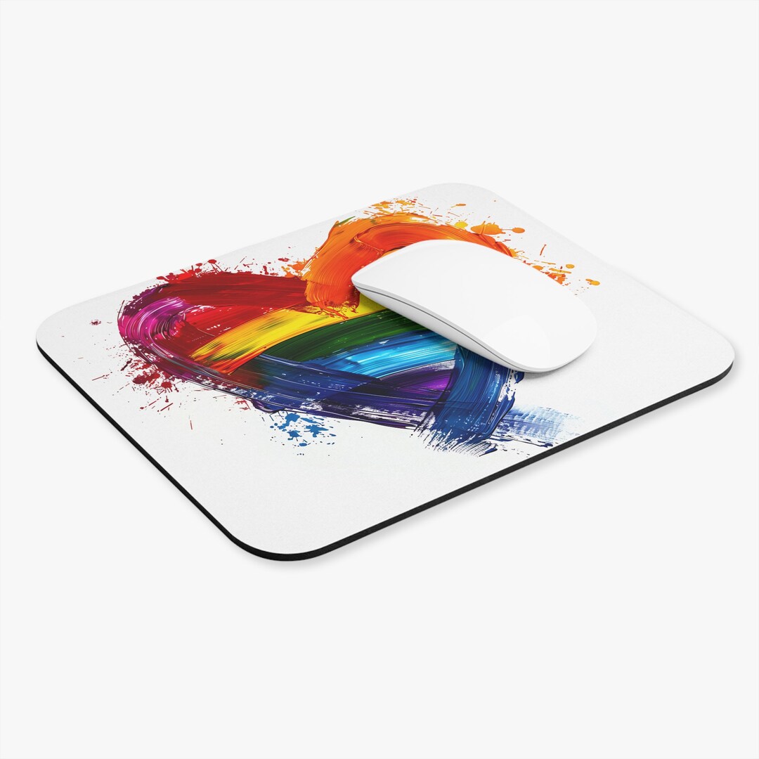 LGBTQ Mouse Pad (rectangle), Rainbow Mouse Pad, Gay Pride Mouse Pad ...