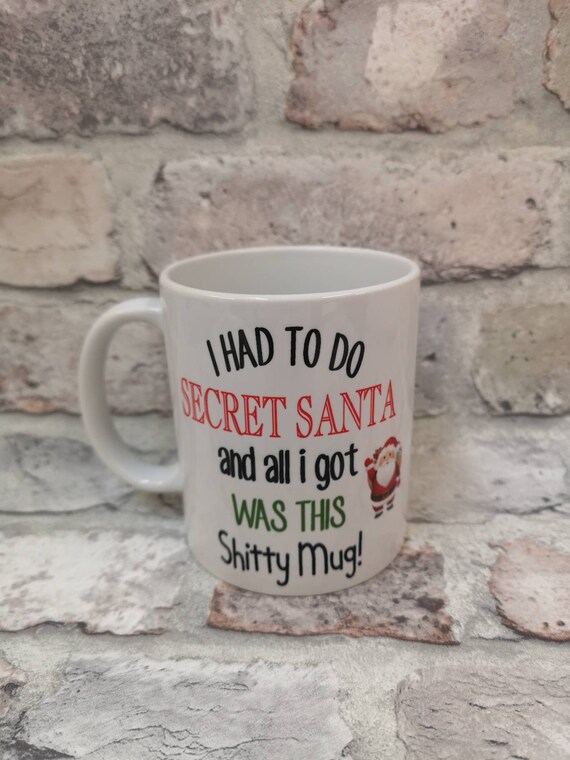 Secret Santa Mug Christmas Mug Christmas Gift Mug Santa - Etsy UK