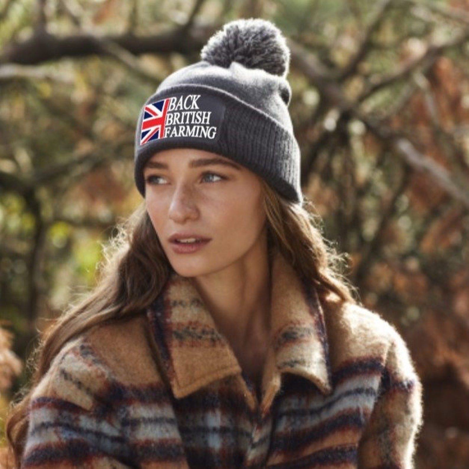 Back British Farming Bobble Hat - Etsy UK