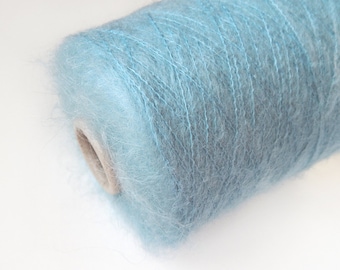 Light Blue Yarn | Etsy