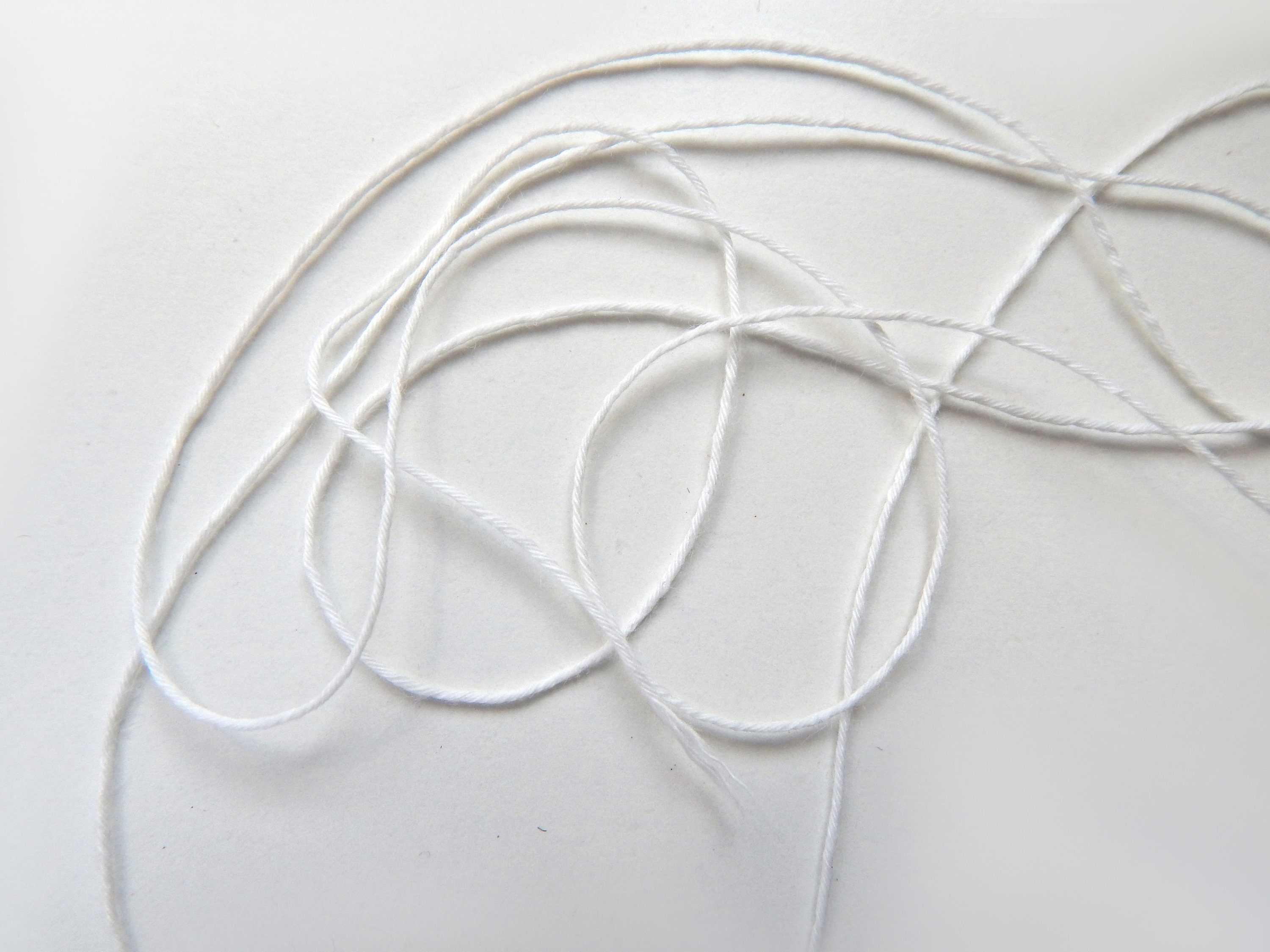 Hilo de encaje de algodón blanco hilo de algodón italiano | Etsy