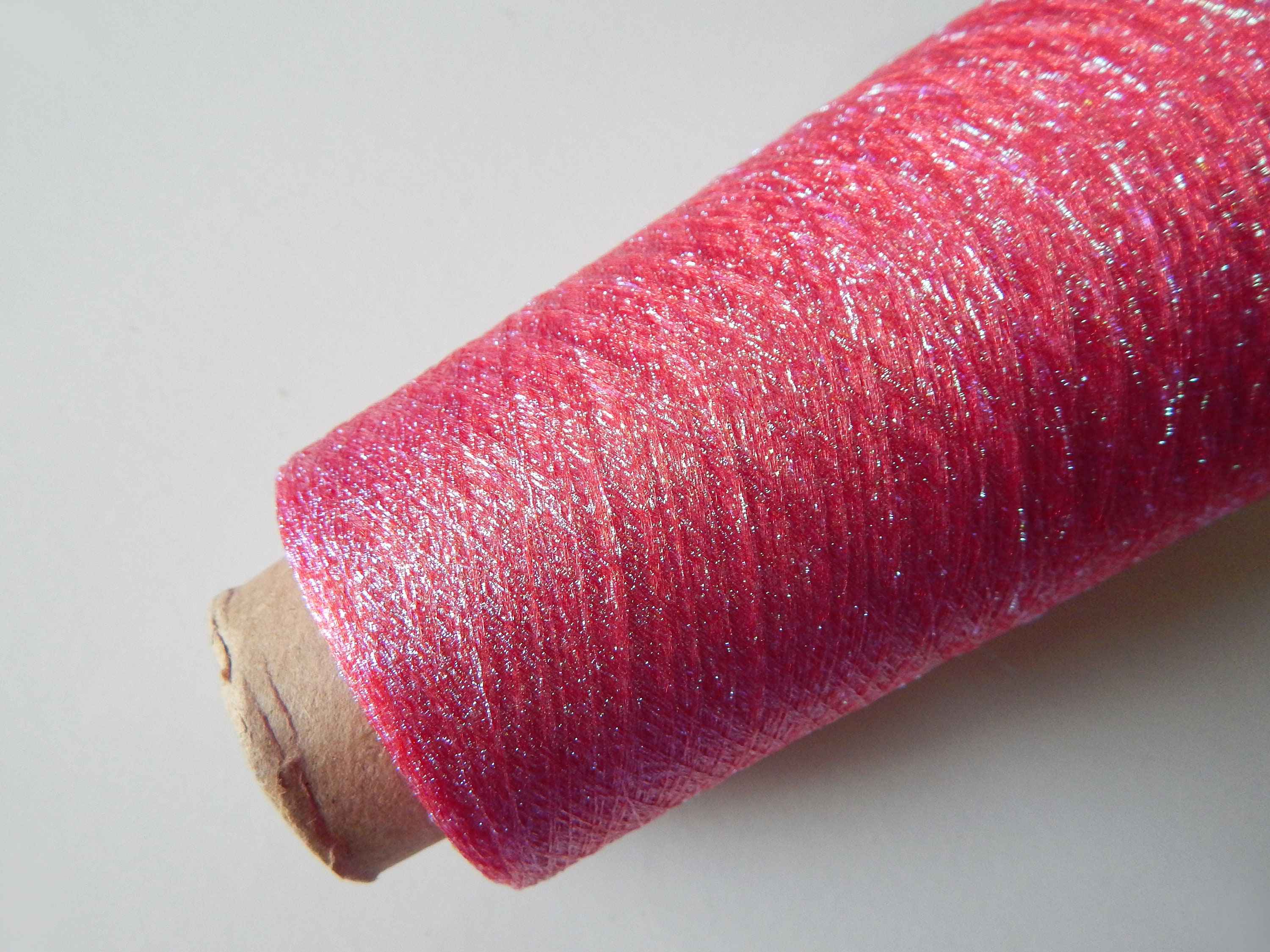 Hilo metálico brillante rosa hilo de brillo rosa brillante | Etsy