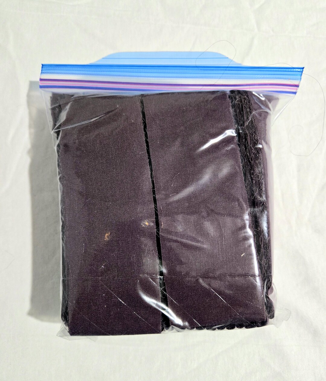 2" Fabric Strips Lot 56 Yrds. Dark Purple, Rag Rug Fabric Strips Lot ...