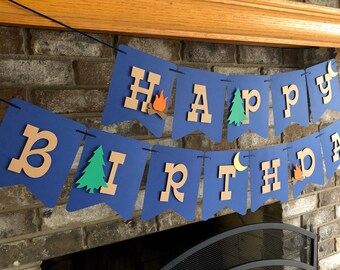 Camping Banner | Etsy