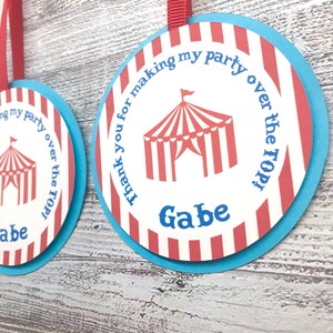 Circus Birthday Banner Carnival Party Birthday Big Top Decorations ...