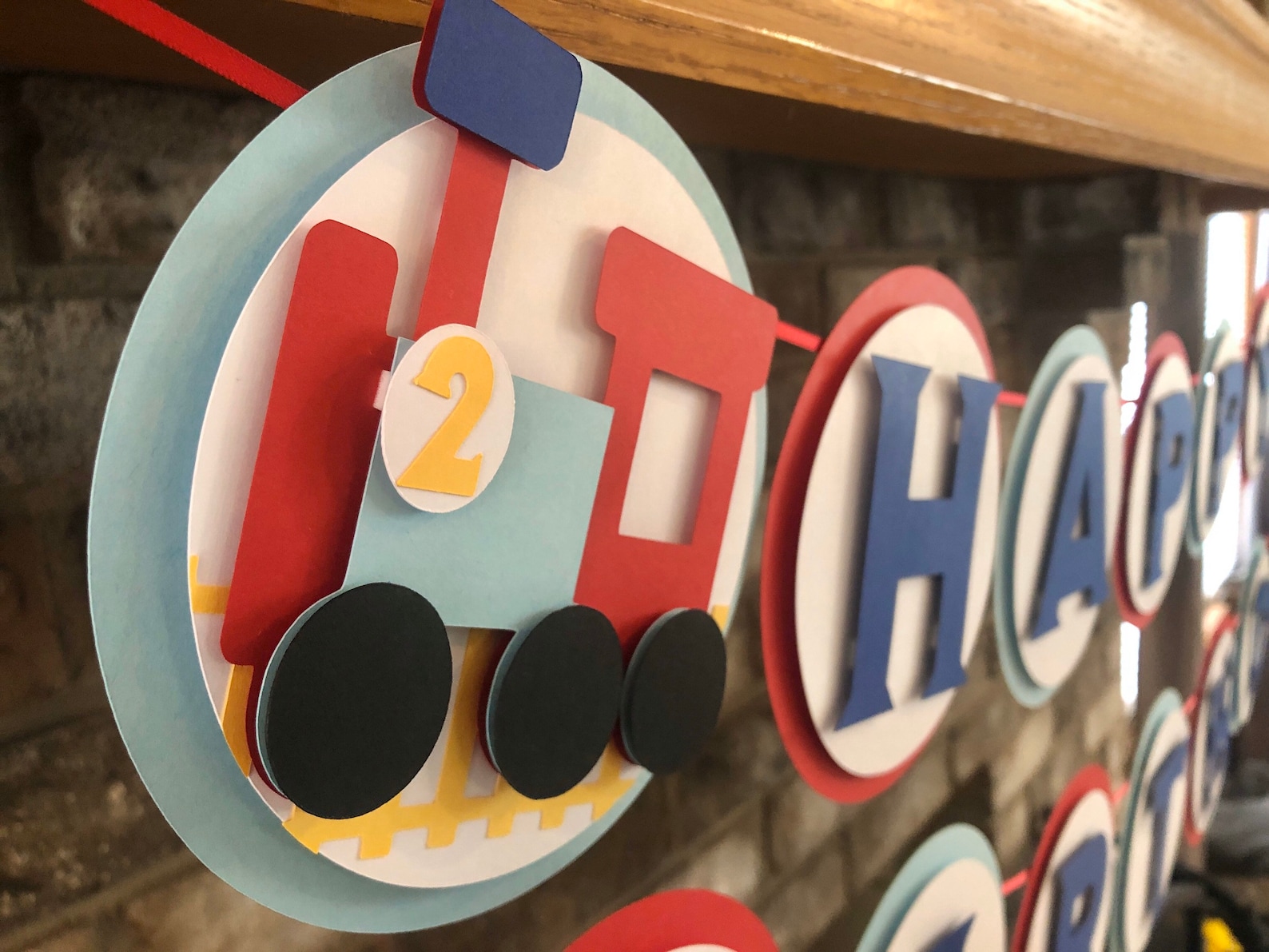 Happy Birthday Train Banner, All Aboard Sign, Conductor Party Theme - Etsy