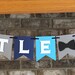 Little Man Banner Bow Tie Theme 1st Birthday Lil Man - Etsy