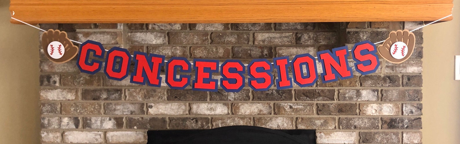 Baseball Concessions Banner Sports Themed Birthday Party - Etsy