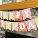 Groovy Happy Birthday Banner Retro 70s Party Theme Two Groovy - Etsy