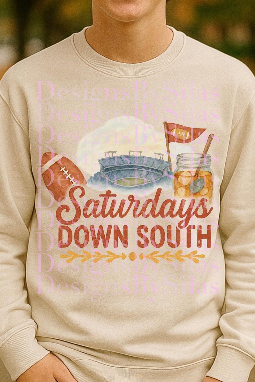 Saturdays Down South Clipart | Southern Football Stadium Sweet Tea and ...