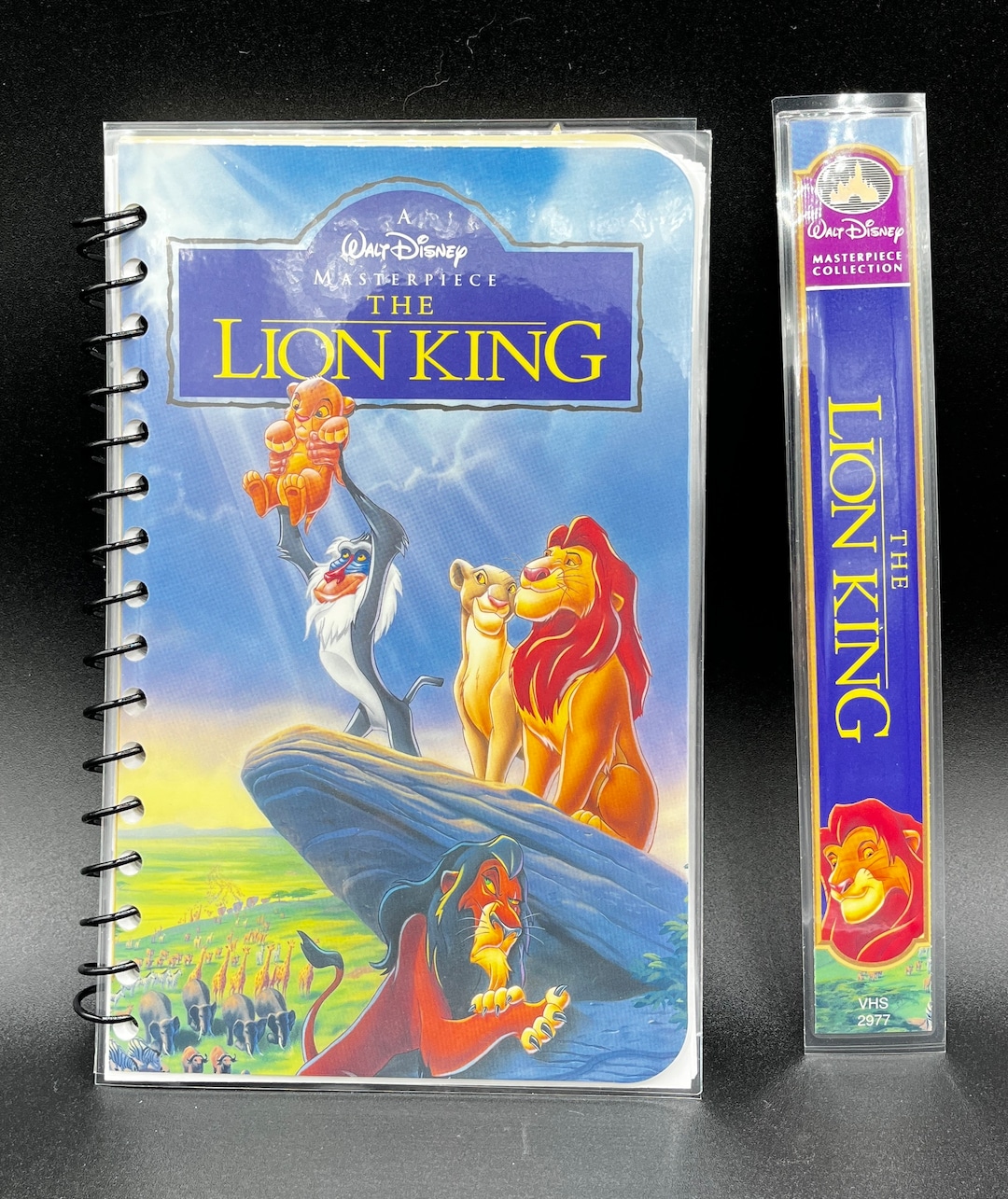 Upcycled the Lion King VHS Notebook - Etsy