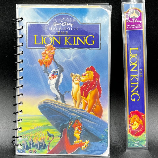 The Lion King Vhs Notebook - Etsy