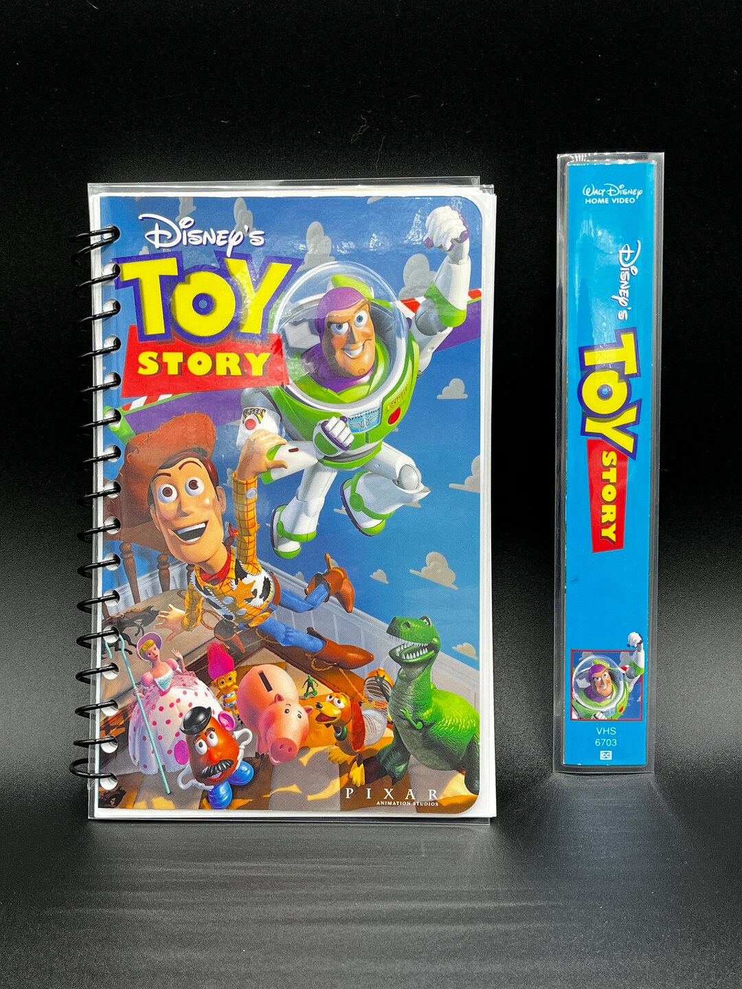 Upcycled Toy Story VHS Notebook – Handmade Disney Pixar Journal ...
