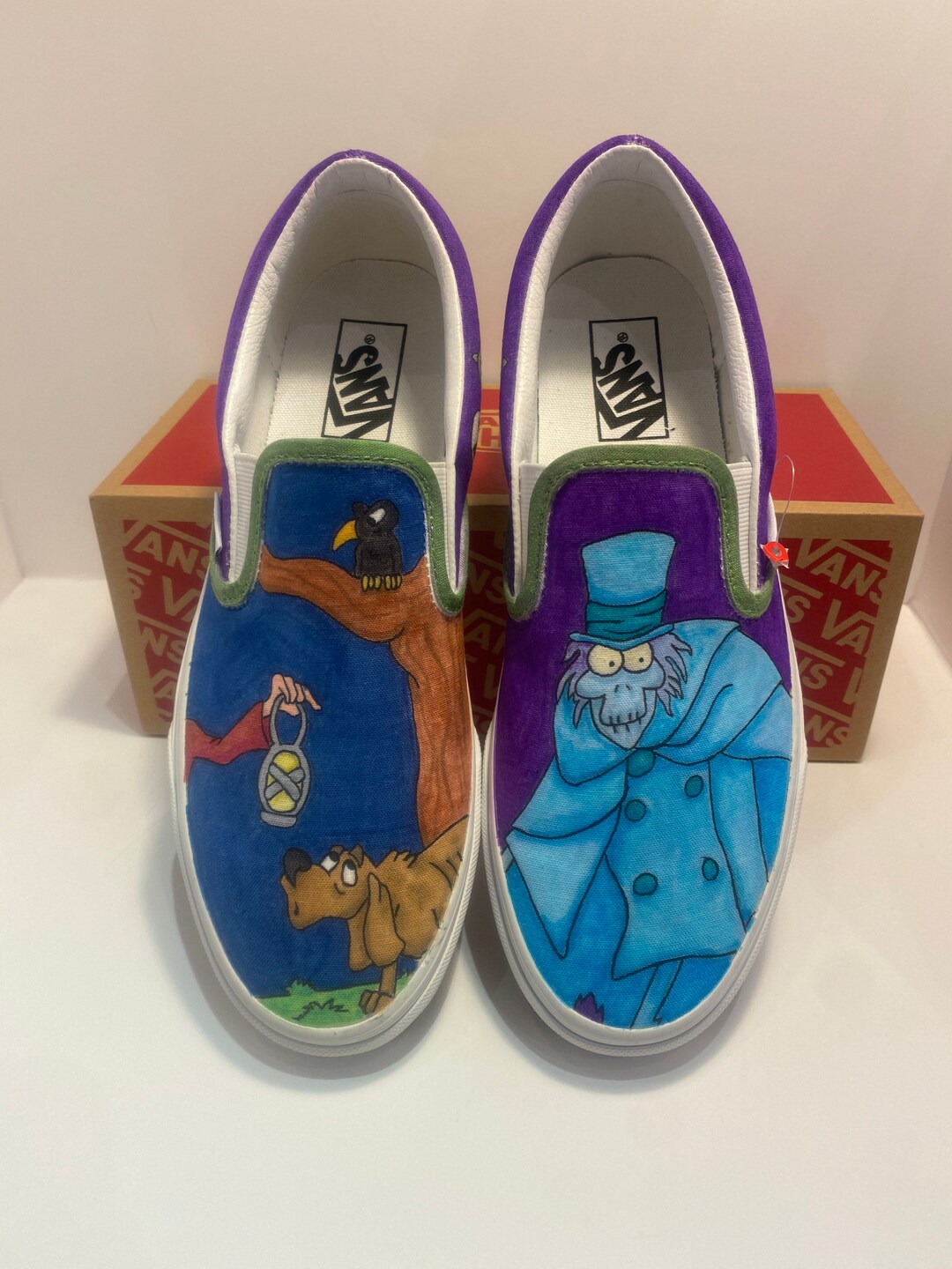 Custom Haunted Mansion Vans — Hand-painted by Sadsidekick - Etsy