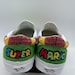 Super Mario Custom Vans - Etsy