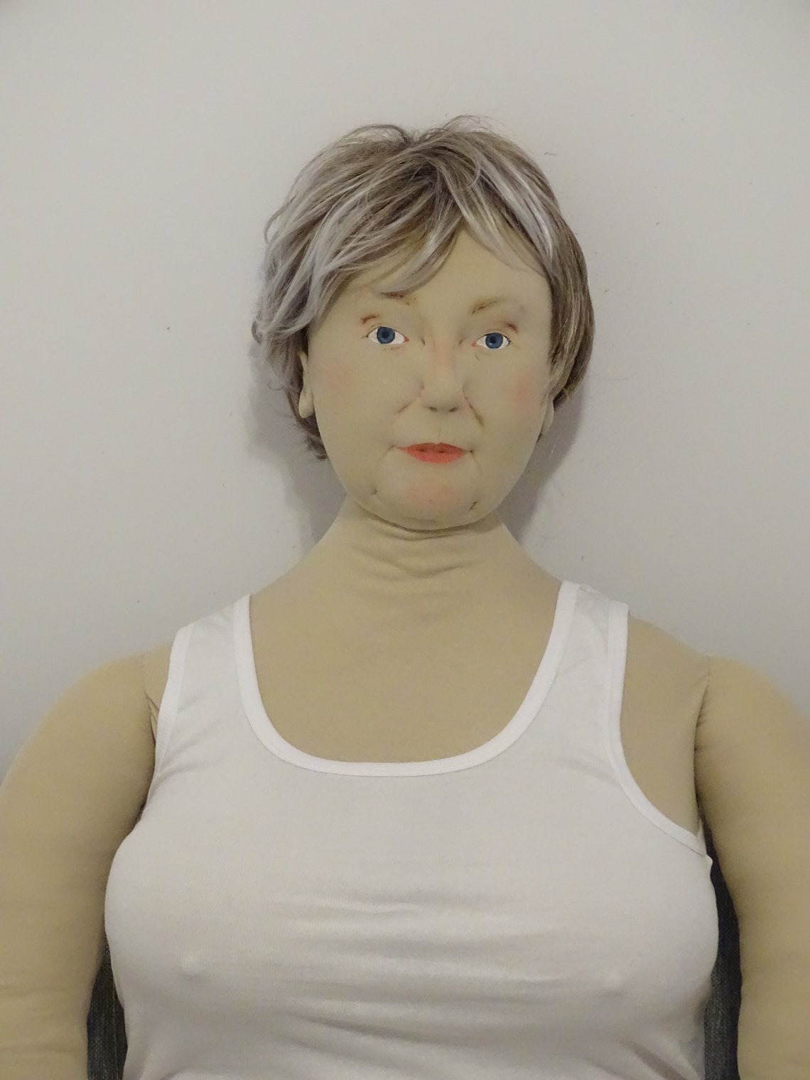 Life Size Elderly Doll, Elderly Comfort Doll, Life Size Realistic Doll ...