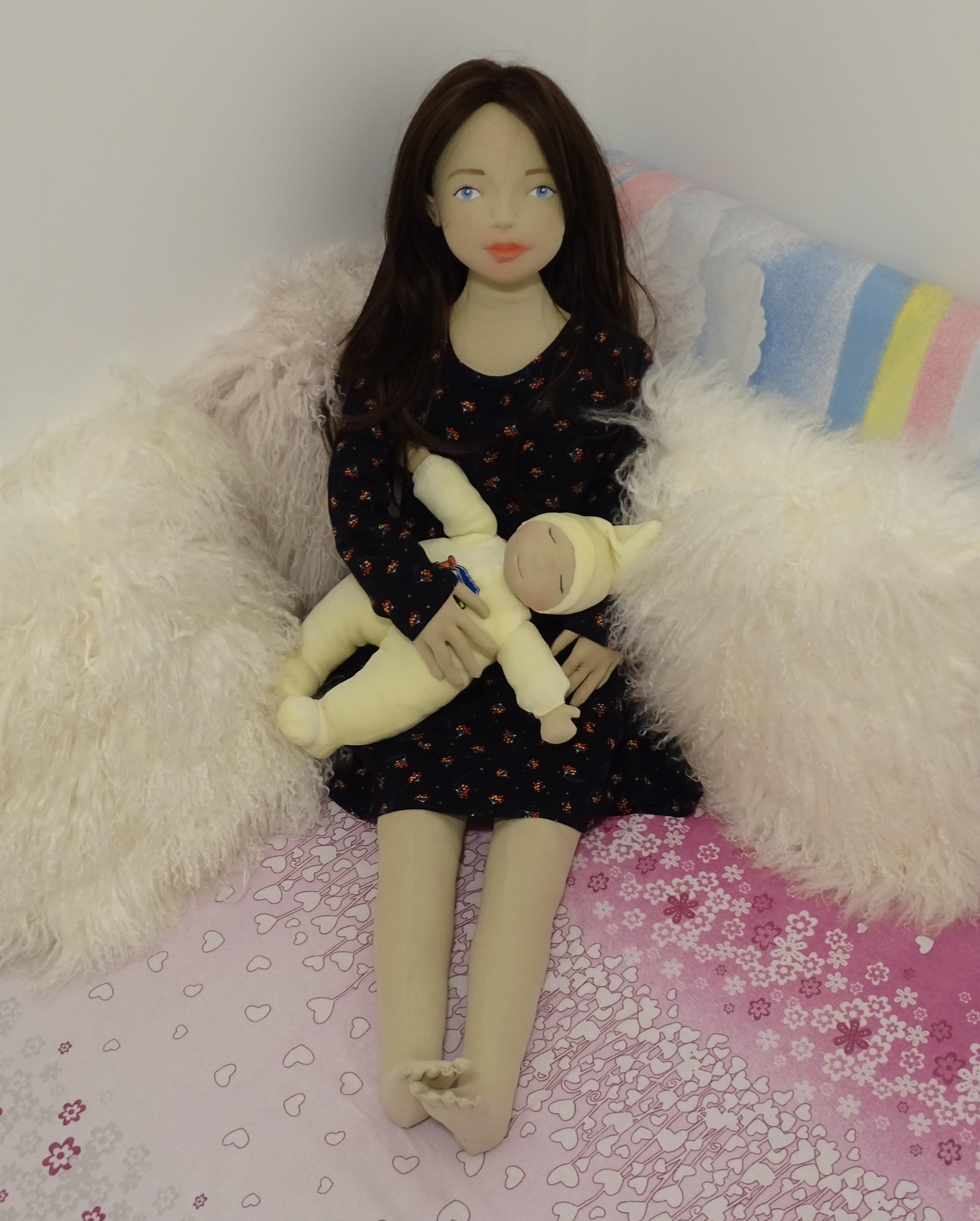 Life Size Child Art Doll, Large Waldorf Doll, Custom Realistic Doll - Etsy