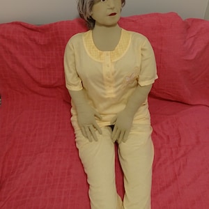 Life Size Elderly Doll, Elderly Comfort Doll, Life Size Realistic Doll ...