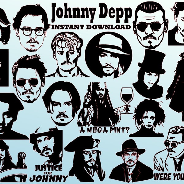 Johnny Depp - Etsy