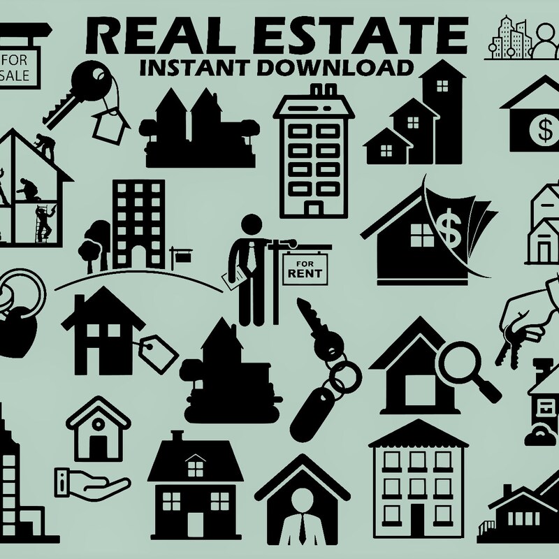 Real Estate Svg - Etsy