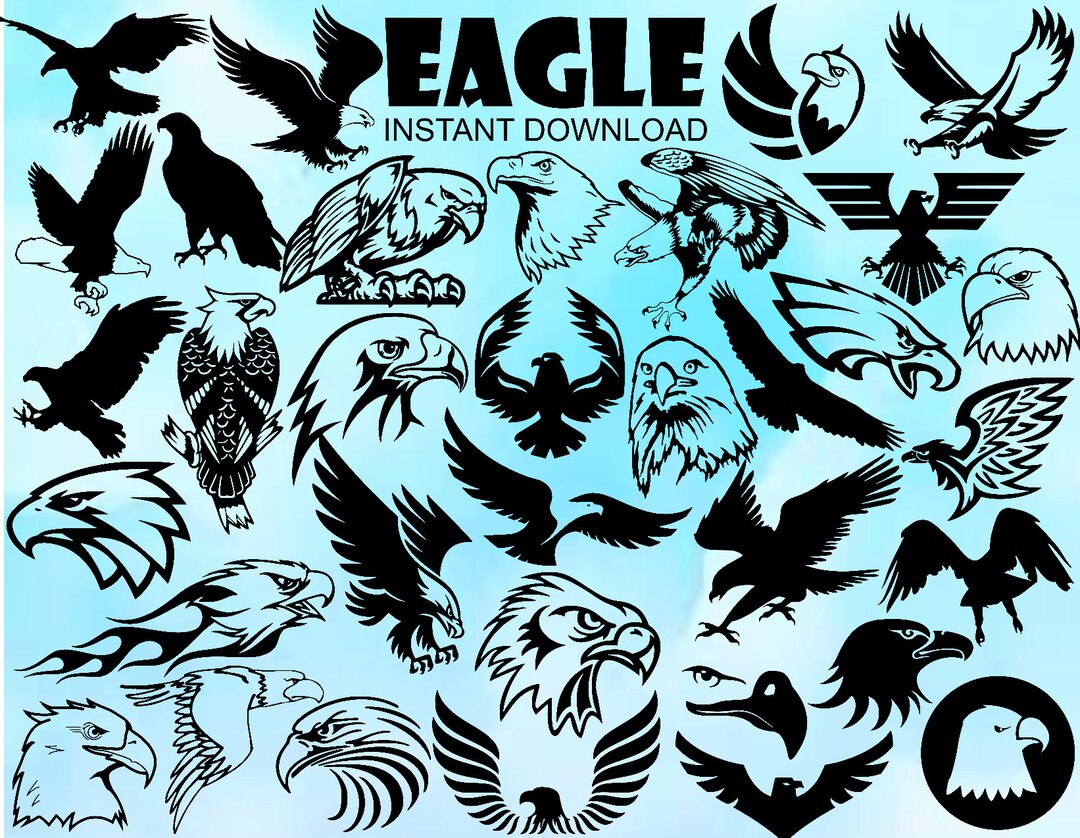 Eagle Svg Bundle, 34 Images, Eagle Svg, Eagle Png , Eagle Flying Svg ...