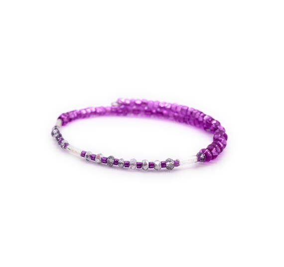 Morse Code Bracelet Inspiration Bracelet Memory Wire | Etsy