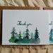 Pine Tree Thank You Note, Watercolor Pine Tree Card, Forest Thank You ...