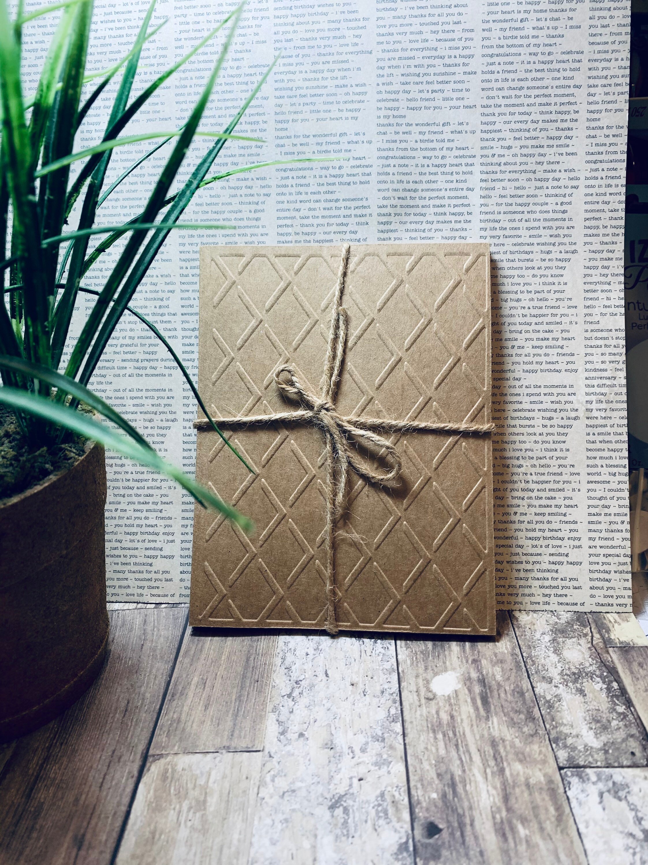 Kraft Card Packs//notecards Pack//embossed Cards//any Occasion - Etsy