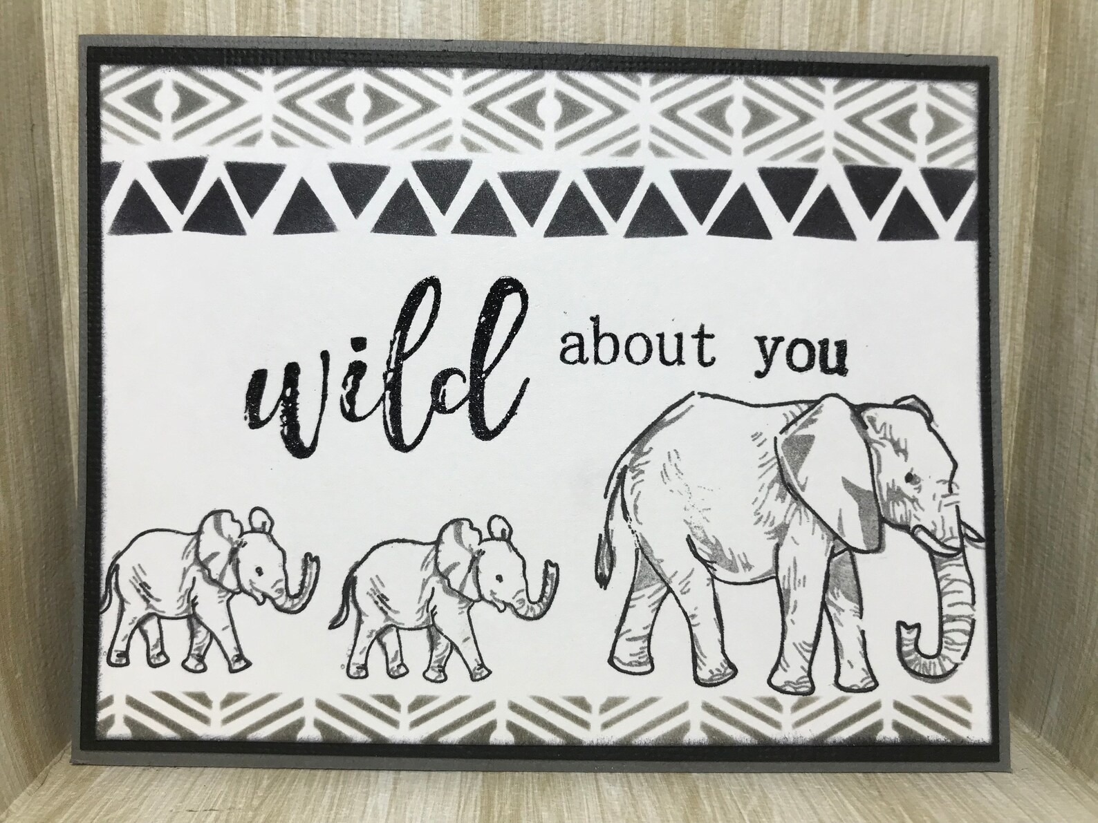 Wild About You Card//handmade Card - Etsy Canada