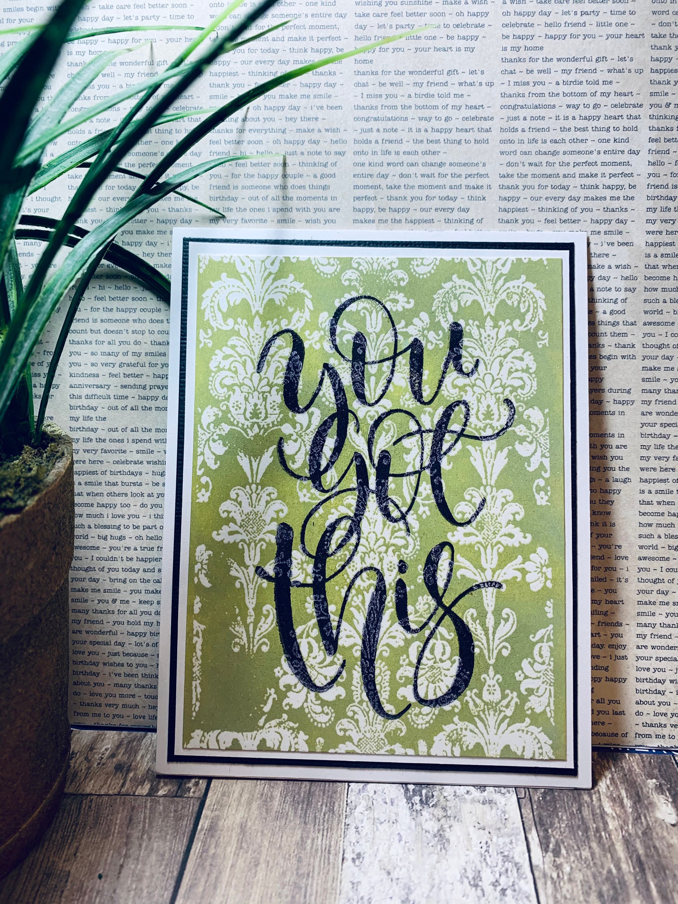 You Got This Card//art Card//any Occasion Card//handmade Card - Etsy