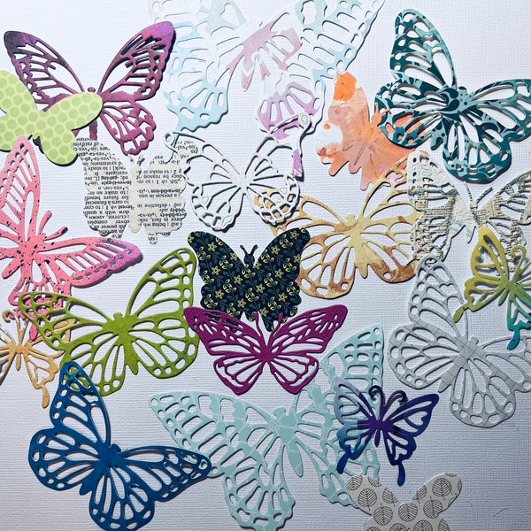 Butterfly Die Cuts - Etsy