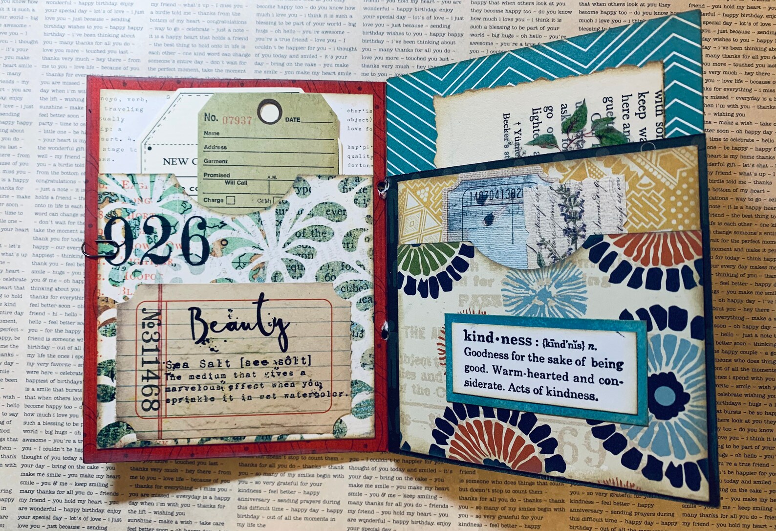 Mini Junk Journal//art Journal//handmade Junk Journal - Etsy