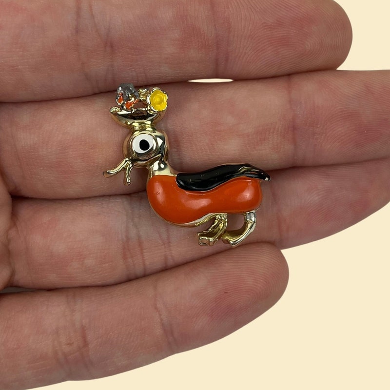 Duck Brooch - Etsy