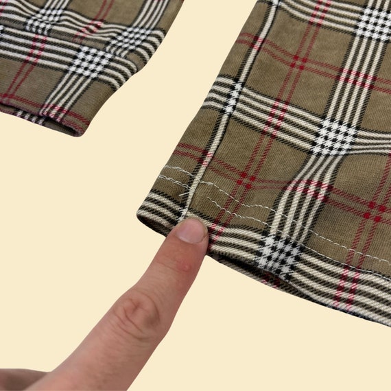 90s plaid turtleneck by Basic Editions, size L, vinta… - Gem