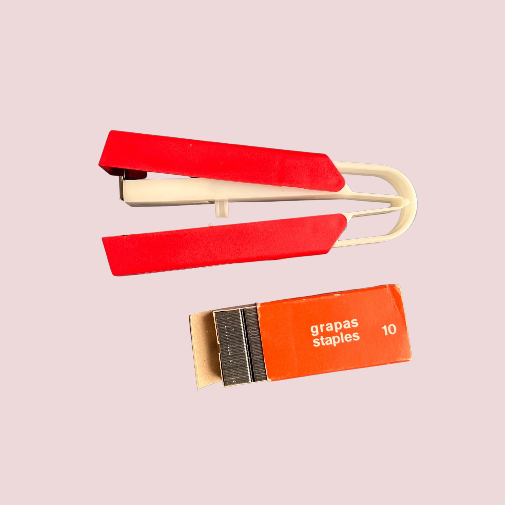 Vintage Red Stapler by Casco, Retro 1970s Plastic Stapler, Vintage ...